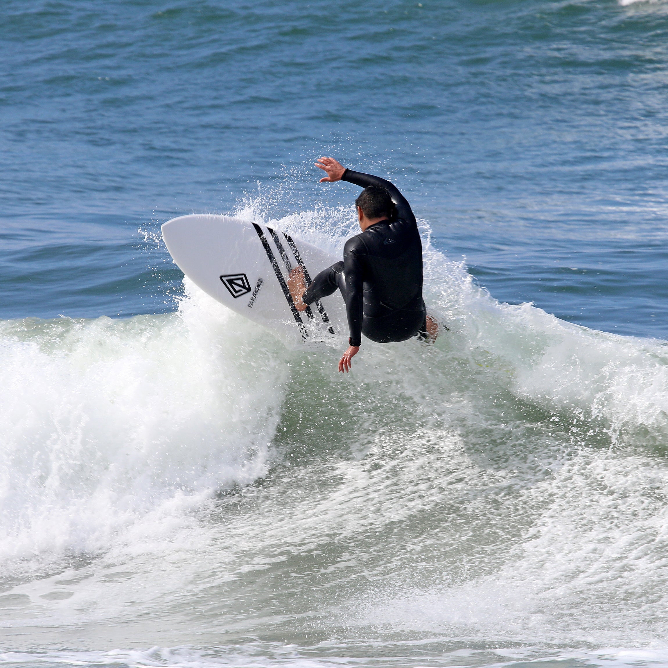 5'8" Retro Fish - White – Paragon Surfboards
