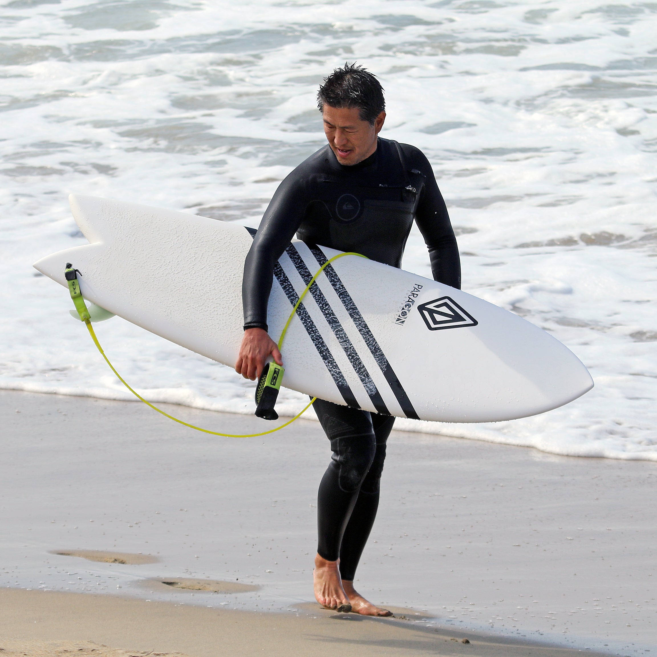 5'8" Retro Fish - White – Paragon Surfboards